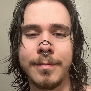 HANGED MAN Nose Chain - Etsy