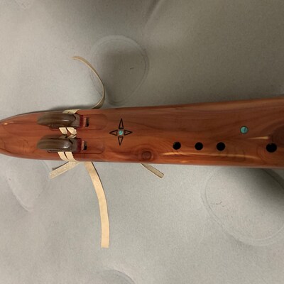 Spectacular Pre-columbian Native American Clay Flute by the Late Master ...