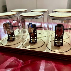 Long Brass LED Light for High Platter Vinyl Record Players Rechargeable ...