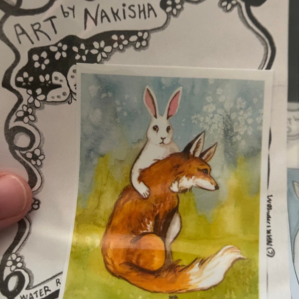 The Rabbit Tarot Deluxe Version Animal Art Card Deck From Original Art ...