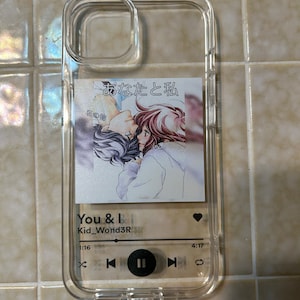 Custom Music Plaque Phone Case Music Player Song Cover Fit for - Etsy