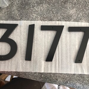 CLASSIC MODERN House Numbers, 5 Inch Address Numbers and Letters - Etsy