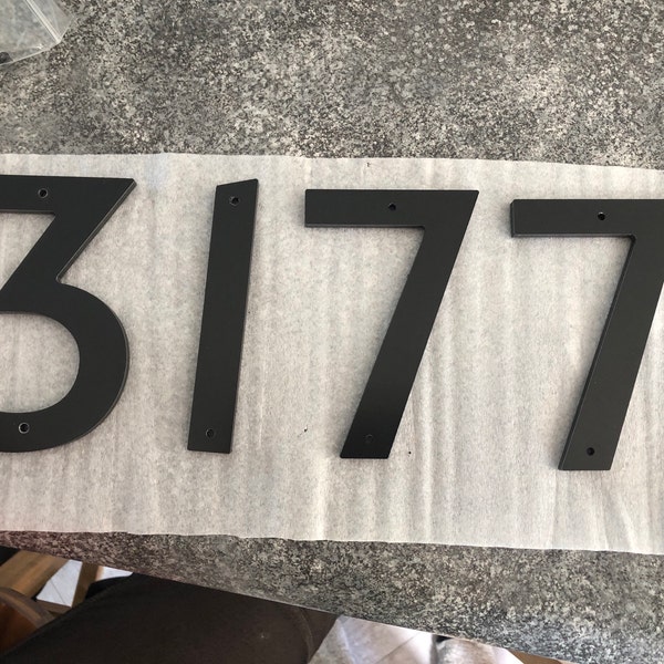 CLASSIC MODERN House Numbers, 5 Inch Address Numbers and Letters - Etsy