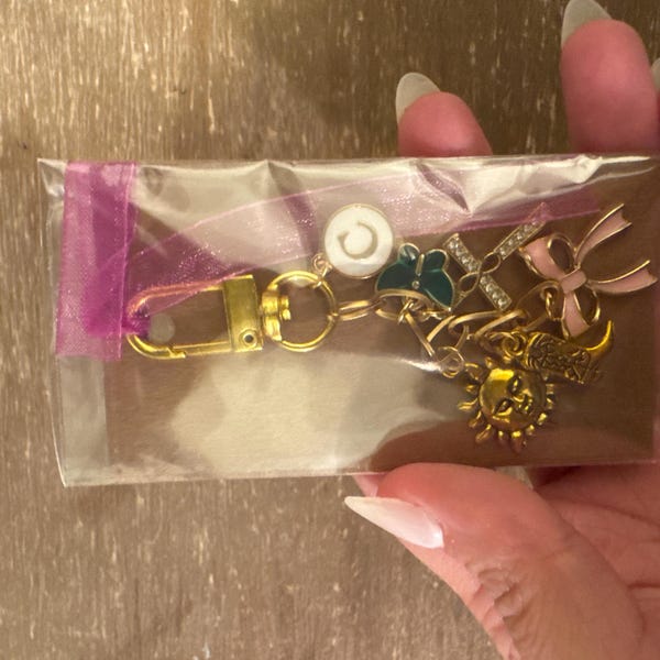 Make Your Own Keychain/custom Bag Charm/keychain Charm/purse Accessory ...