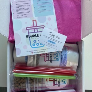 Bubble Tea Home DIY Kit by Bubble Box fruit Tea Set | Etsy