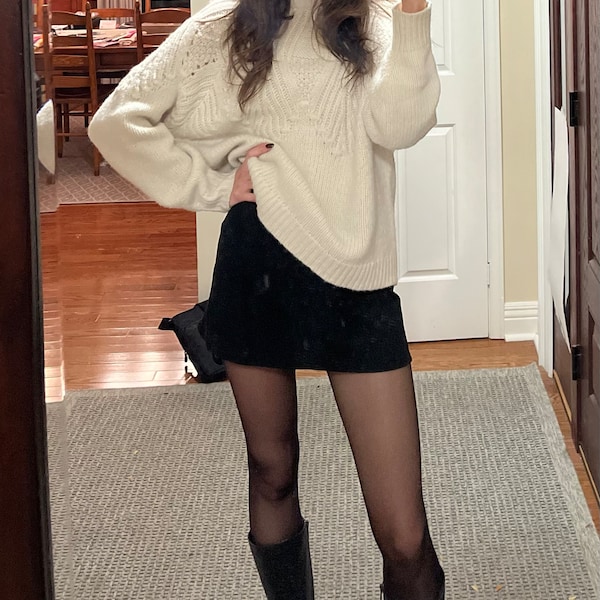 A-line Micro Mini Skirt PDF Sewing Pattern | Low-waist & High-waist | 3 ...