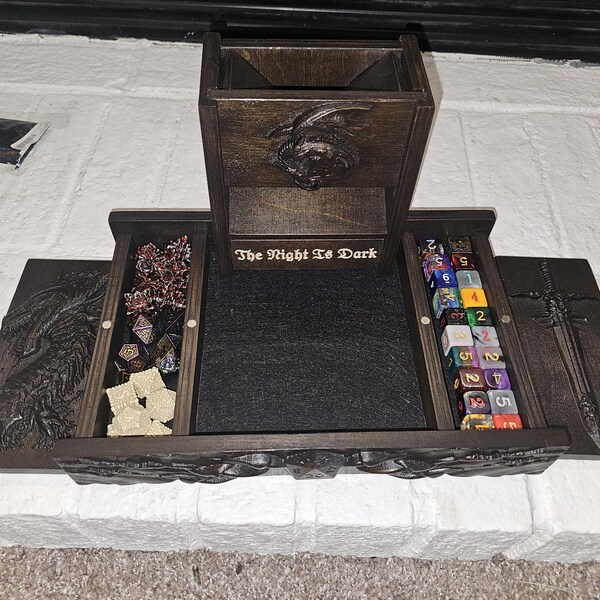 Large Box for DND Dice With the Possibility of Personalization, Dnd ...