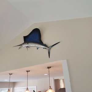 50” Barracuda Half Sided Fish Mount - Etsy