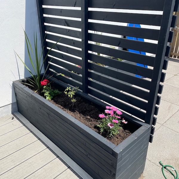 Made to Measure Garden Trellis: Contemporary Wood Screening - Etsy