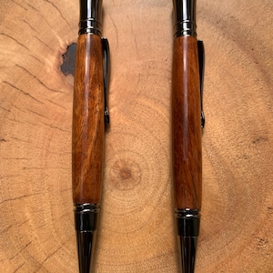 Executive Pen Kit Chrome 24 Kt Gold Gunmetal or Bushings Lathe Turning ...