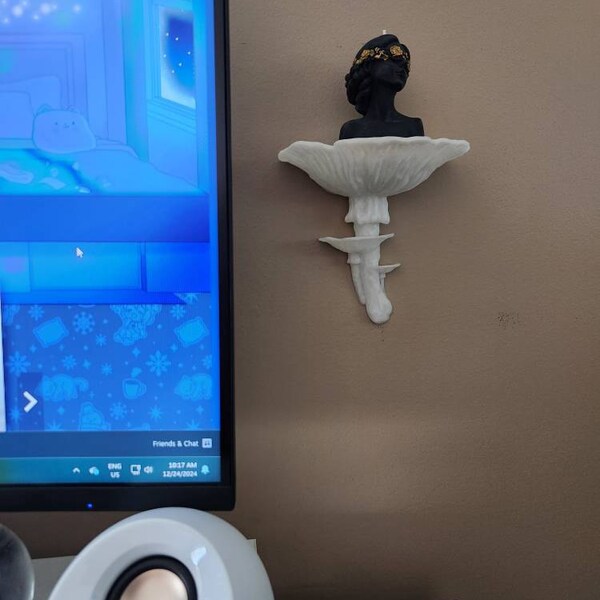 Glow in the Dark Floating Coral Shelf Large “montipora Capricornis ...