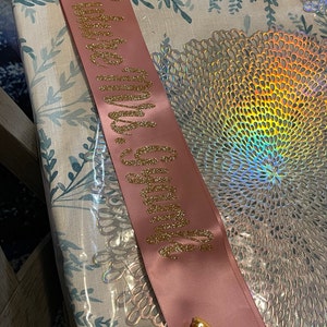Personalized Satin Sash Pageant Sash Personalized Sash - Etsy