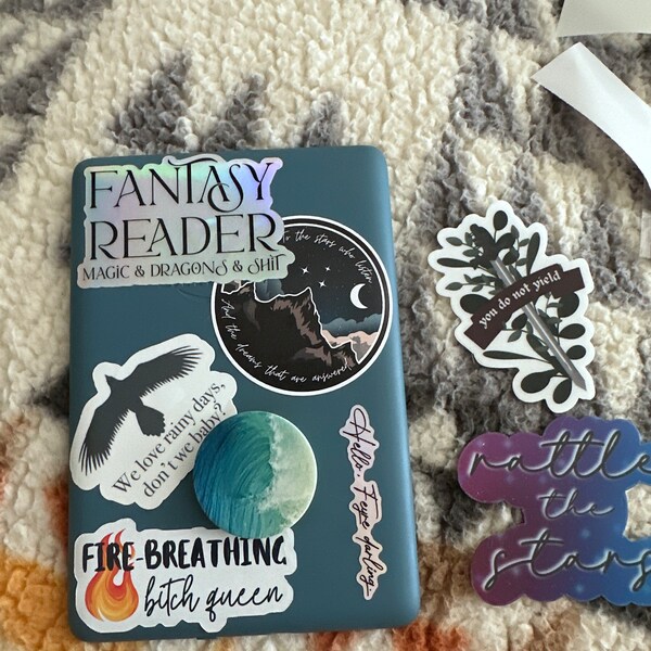 Fantasy Reader | Magic and Dragons and Sh*t | Holographic Waterproof ...