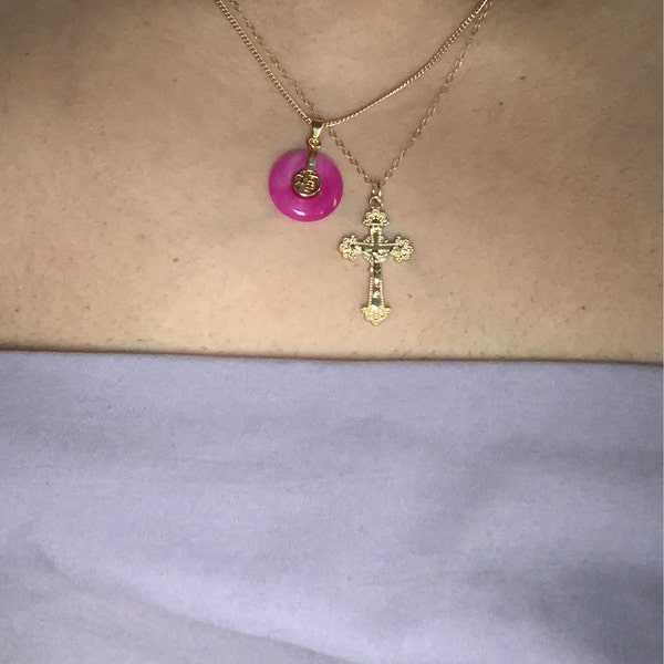 In Stock Now! Our Most Popular Large Gold Cross Necklace is Finally ...