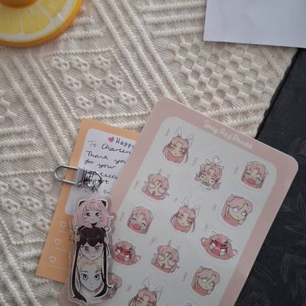 Chibi Sticker Pack - Vinyl Decals for Fans, Illustrated and Handmade ...