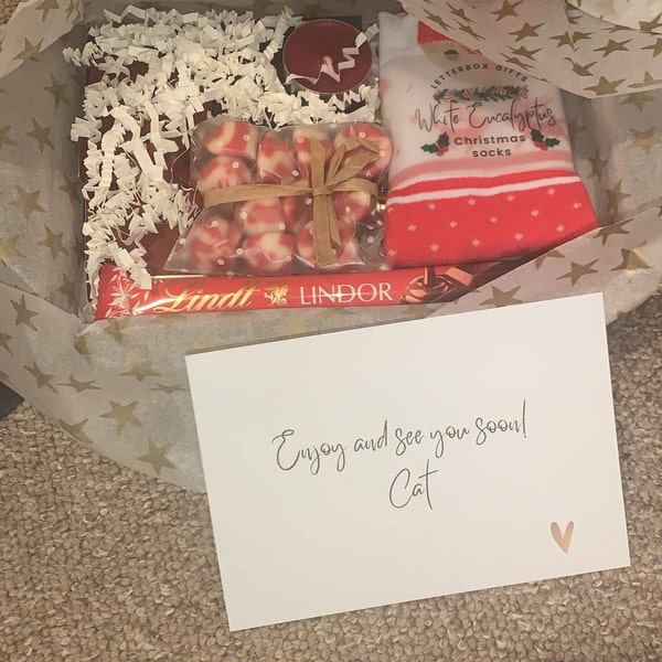 Christmas Spa Gift Box Pamper Hamper Xmas Eve Box Stocking Filler for ...