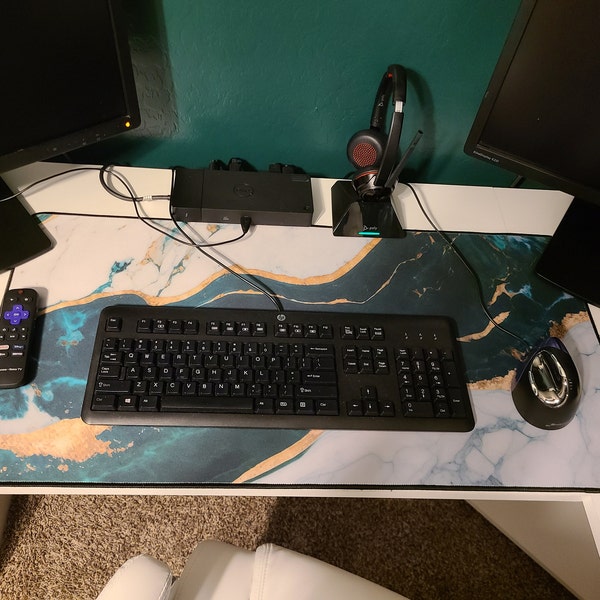 Fire Dragon Large Gaming Mouse Pad, Fantasy Gaming Desk Mat, Custom XXL ...