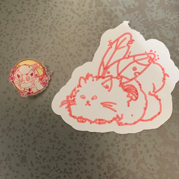 Stray Cat Sticker Matte Vinyl Decal Waterproof - Etsy