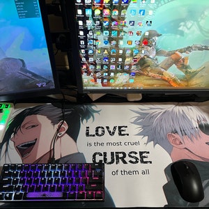 Jujutsu Kaisen Desk Mat | Satoru Gojo, Suguru Geto Inspired Anime Theme ...