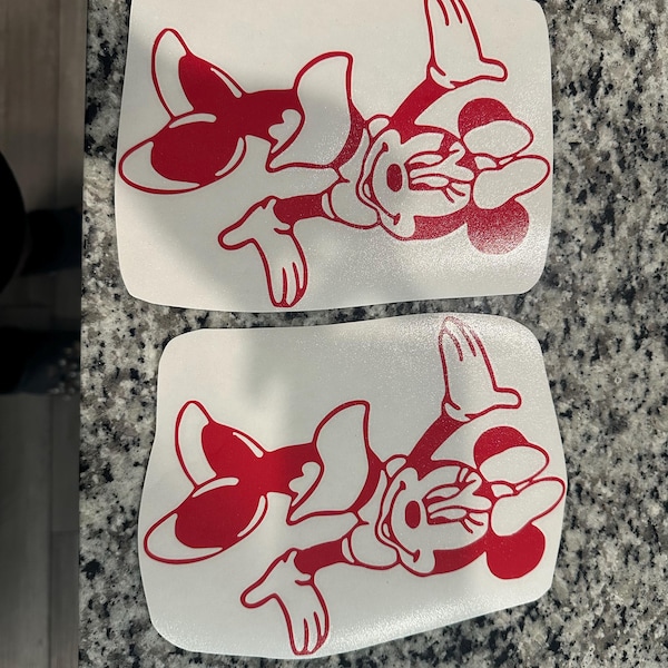 Minnie Mouse Decal | Disney Decal | Disney Minnie Mouse Sticker ...