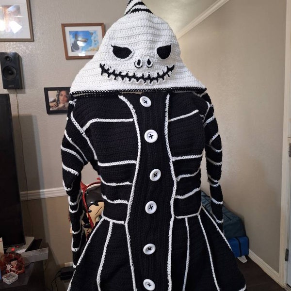 Bone Daddy Hood Crochet PATTERN this is a Digital Pattern, Not a ...