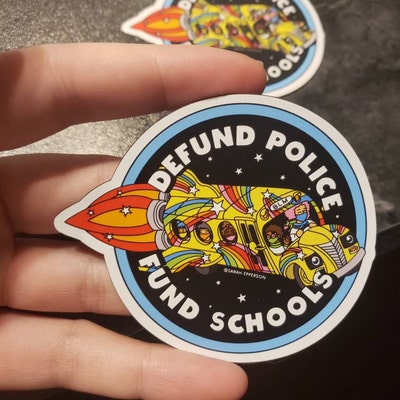 Defund Police / Fund Schools Sticker - Etsy
