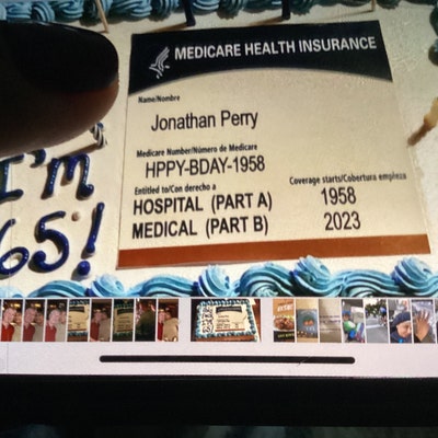 Medicare Card EDIBLE Image for Cakes and Cupcakes, Retirement Cake ...