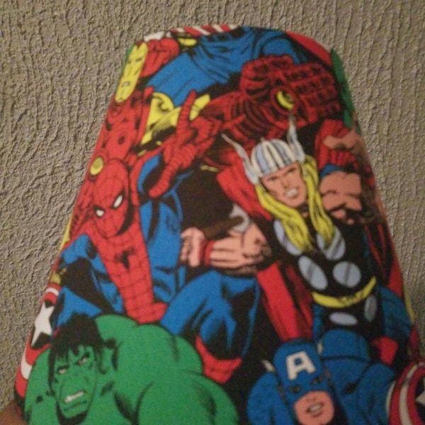 Marvel Lamp Shade. Thor, Captain America, Hulk, Ironman, Spiderman ...