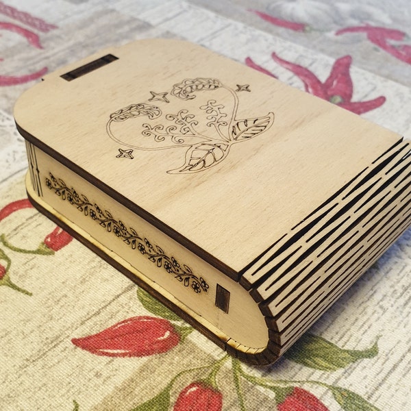 Box for USB Flash Drive Laser Cut Vector File and Glowforge SVG ...