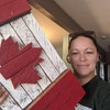 Handmade Rustic Wood Canadian Flag | Canada Decor and Gift | Made in ...
