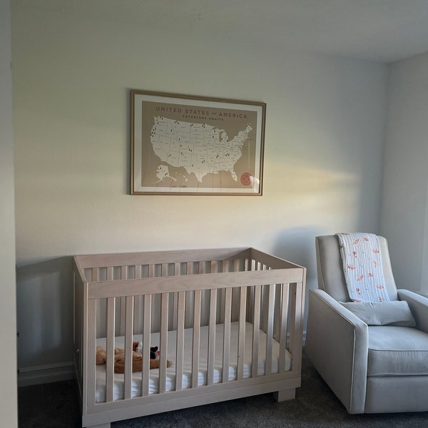 Printable Map of United States, Wall Art, Homeschool, Educational ...