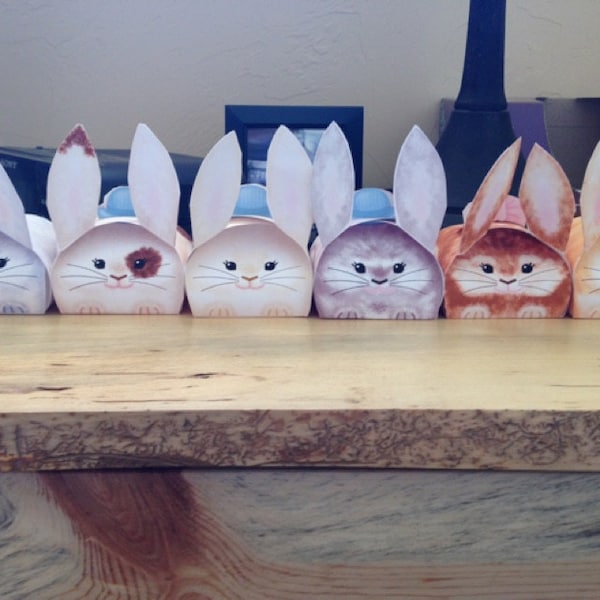 Boîtes cadeau Lapin (Printable) - Décoration de Pâques - centre de ...