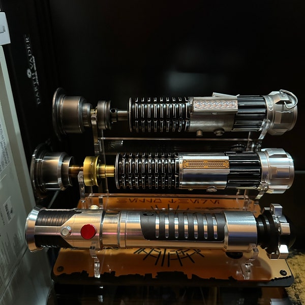 Obi Legacy Lightsaber Box Set Inspired Stand. Custom Designed for This ...