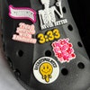 Trending Black and White Croc Compatible Shoe Charms for Crocs, Cow ...