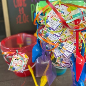 Buckets of Fun Gift Tags End of Year Gift Tags for Class End | Etsy