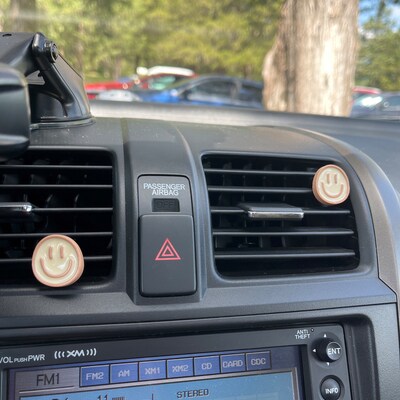 Smile Smiley Face Happy Emoji Car Vent Clip Hook Accessory Decoration ...