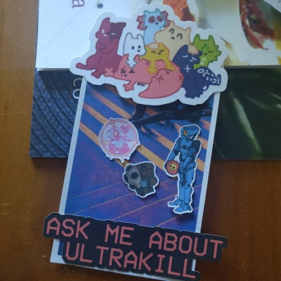 Piercer V1 & Gabriel Battle ULTRAKILL Art Print by Puterlovesyou - Etsy