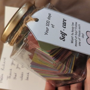 Make Your Own Affirmation Jar Mental Health Affirmation Jar Self Care ...