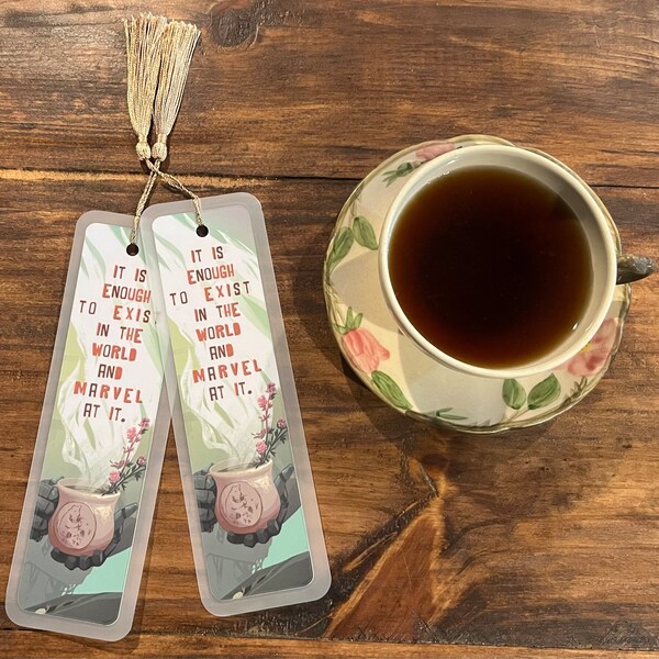 Priory of the Orange Tree Bookmark: Handmade Laminated Cardstock With ...