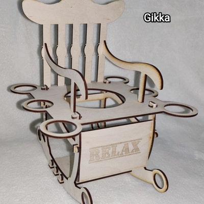 Laser Cut File Vector Bottle Tank CNC SVG DXF Pdf Cdr - Etsy