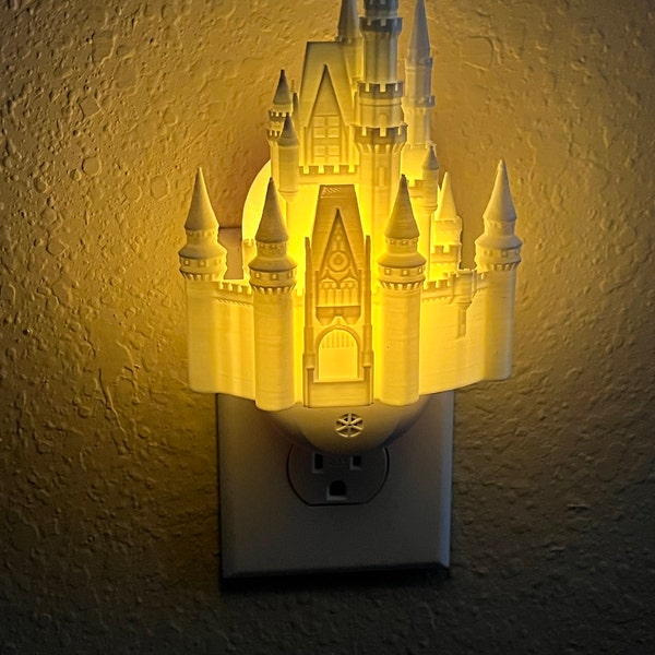 Cinderella Castle Wall Night Light - Plug-in - LED - Disney - Etsy