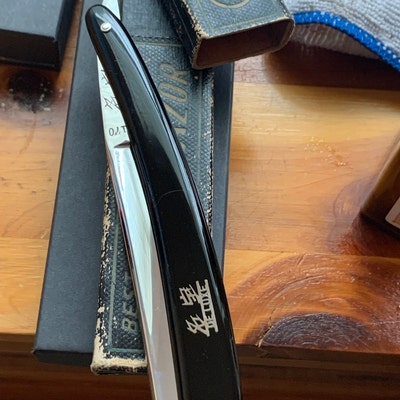 NOS Vintage Daishi 350 Yasuki Tamahagane Steel Japanese Straight Razor ...