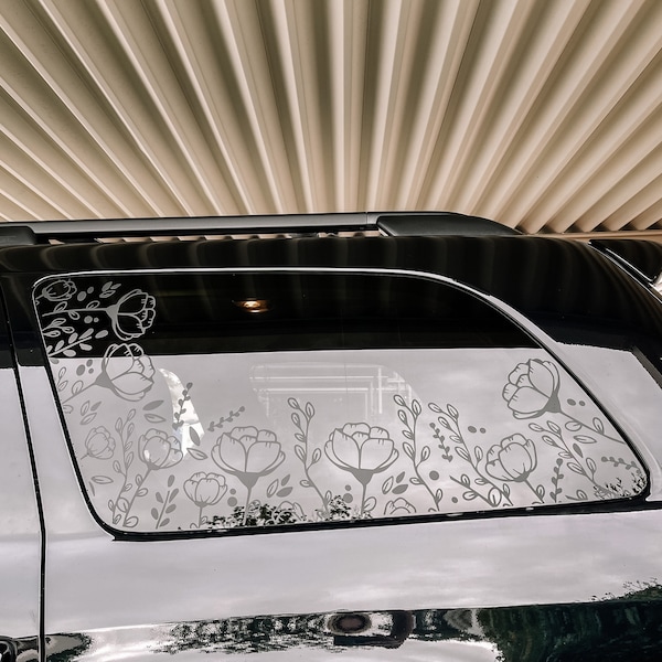 Quarter Window, FIT Only Sequoia 18-23 , Window Decal Overlay, Rear ...