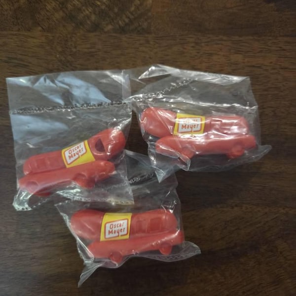 Vintage Oscar Mayer Wienermobile Whistle (NEW, Sealed) Weinermobile ...