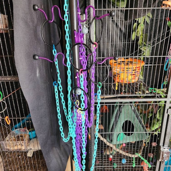 5 Feet - High Quality 3mm Plastic Chain for Craft, DIY Bird Toys, Sugar ...