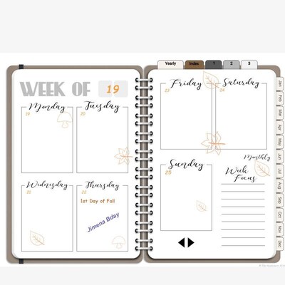 Digital Bullet Journal, Undated Digital Planner, Goodnotes Planner ...