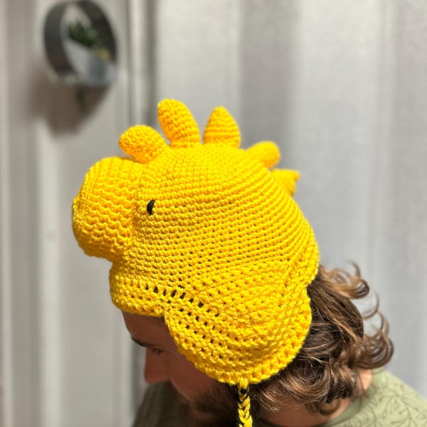 Ice Peashooter Pea Shooter Crochet Hat Beanie Stocking Cap With ...