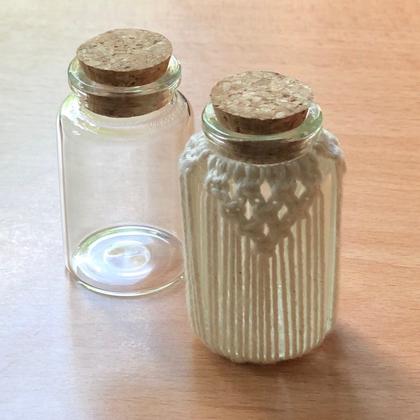 10 20ml Bitty Bottles. Bulk Bottles. Glass Bottles With Cork Stoppers. Decorative Glass Jars ...