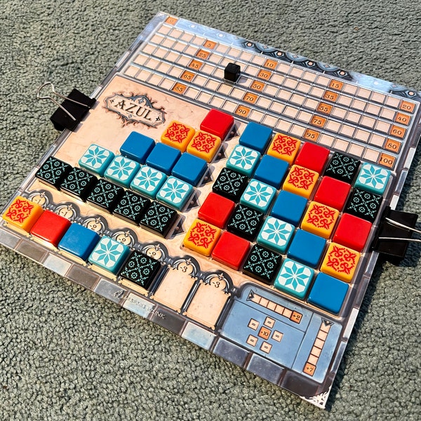 4 Acrylic Overlays for the Azul Player Board, Acrylic Overlay for Azul ...