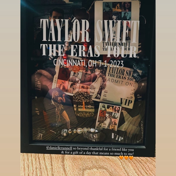 Tickets Shadow Box FREE SHIPPING - Etsy